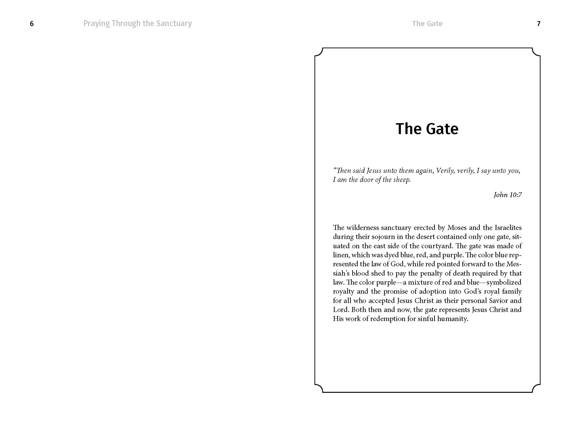 Praying Through the Sanctuary (BOOK) - Pathway to Paradise Ministries